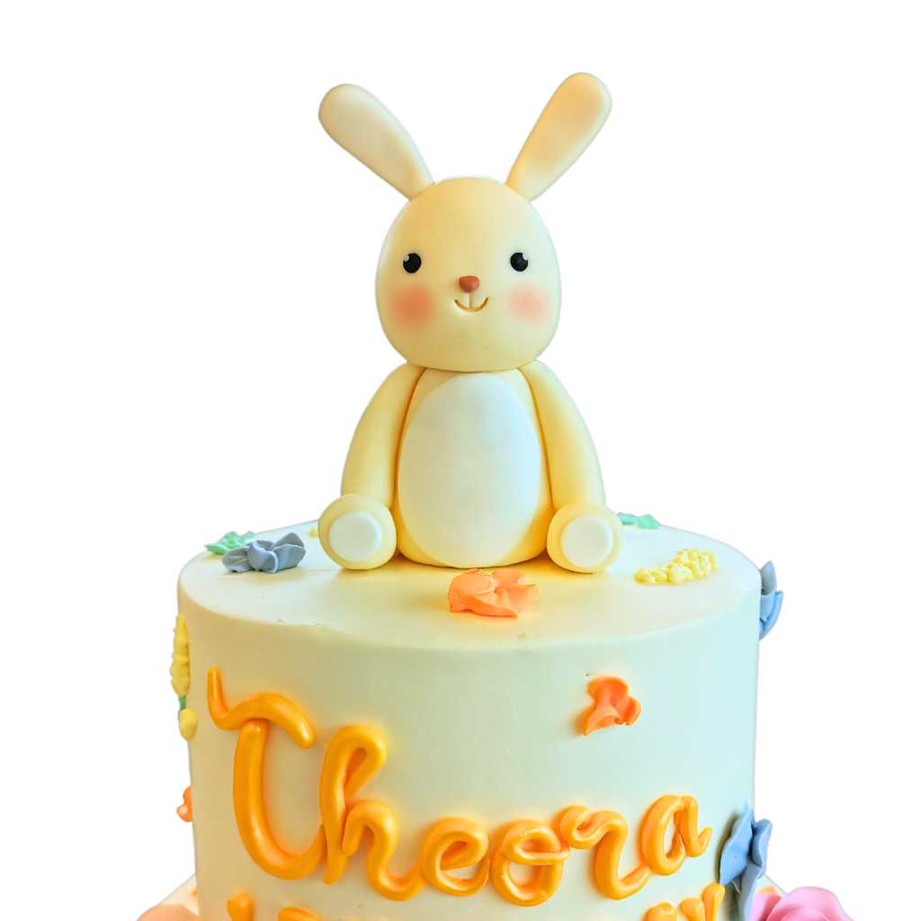 2 Tier Loopy Bunny Cake – Sweetest Moments Singapore