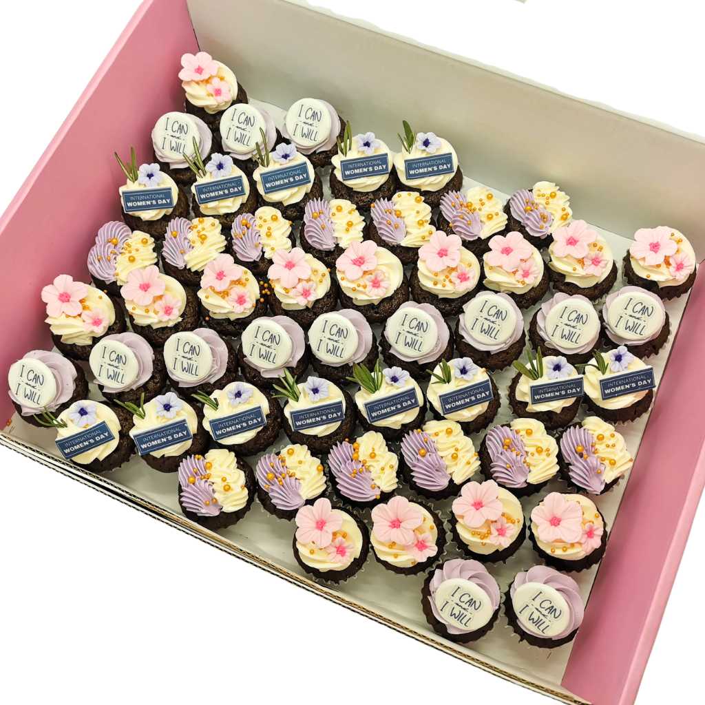 Celebrating Women Mini Cupcakes – Sweetest Moments Singapore