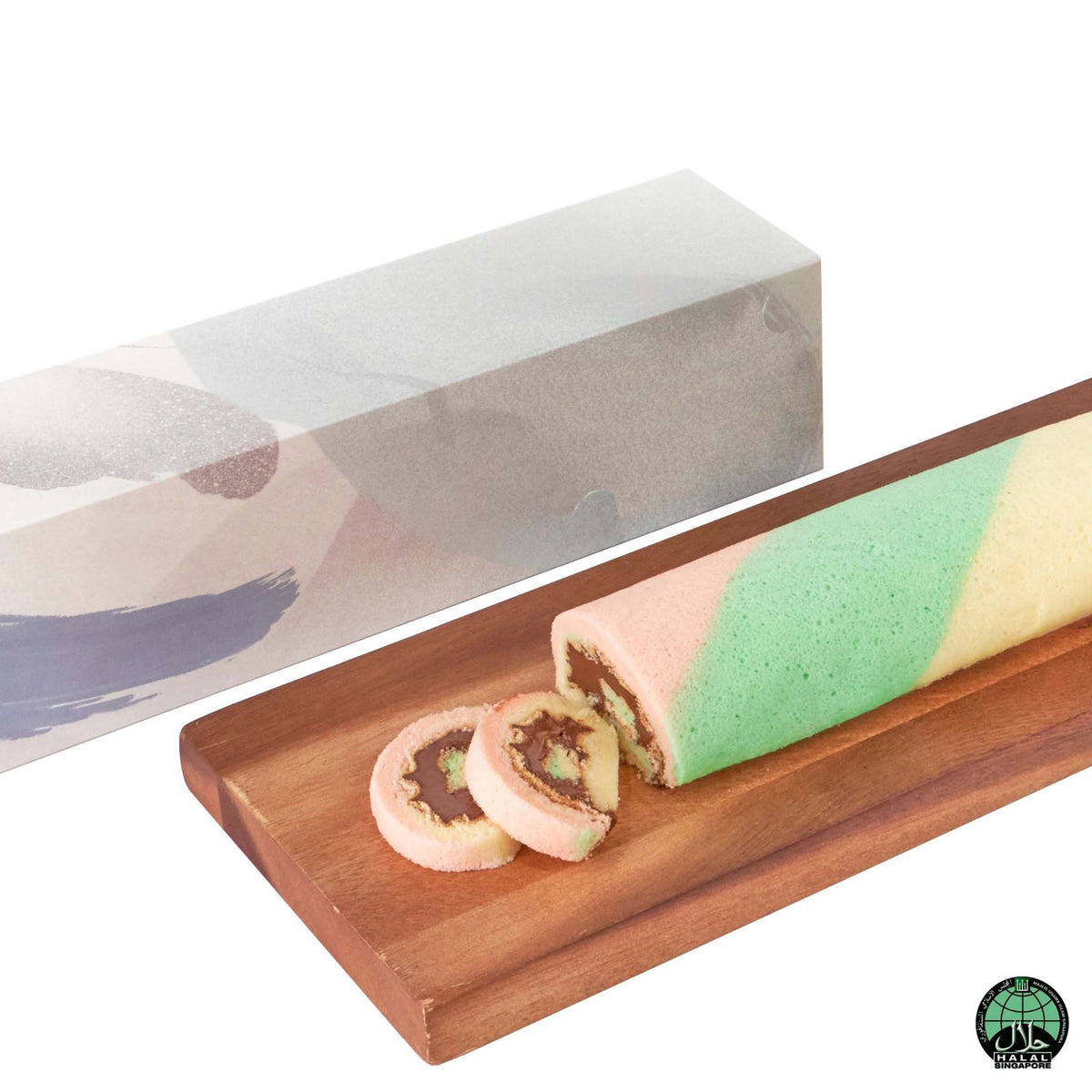 Rainbow Nutella Swiss Roll – Sweetest Moments Singapore